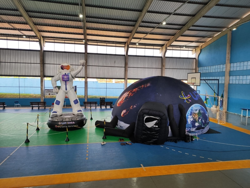 Escola Irma de Lima Matos inaugura Planetário e leva alunos a uma ...